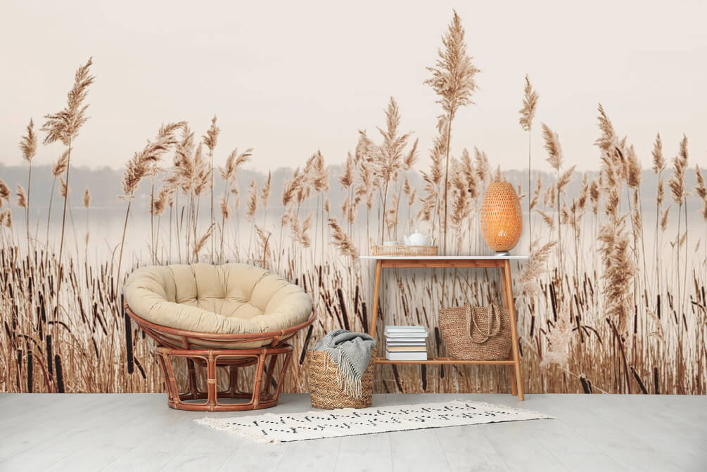 Fotobehang Riet en lisdodde N° u44598 - Online Shop Uwalls.nl