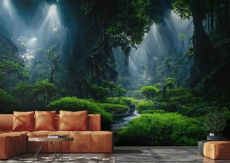 Fotobehang bos koop online bij Uwalls.nl