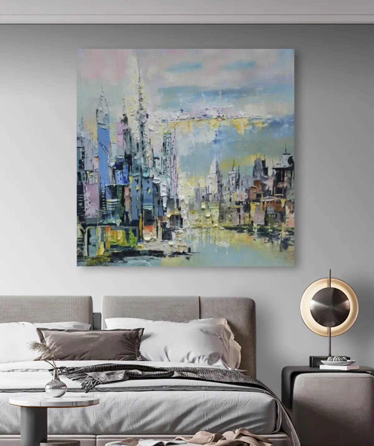 Schilderij op canvas stad, Brian Dupree N° s02116 - Online Shop Uwalls.nl